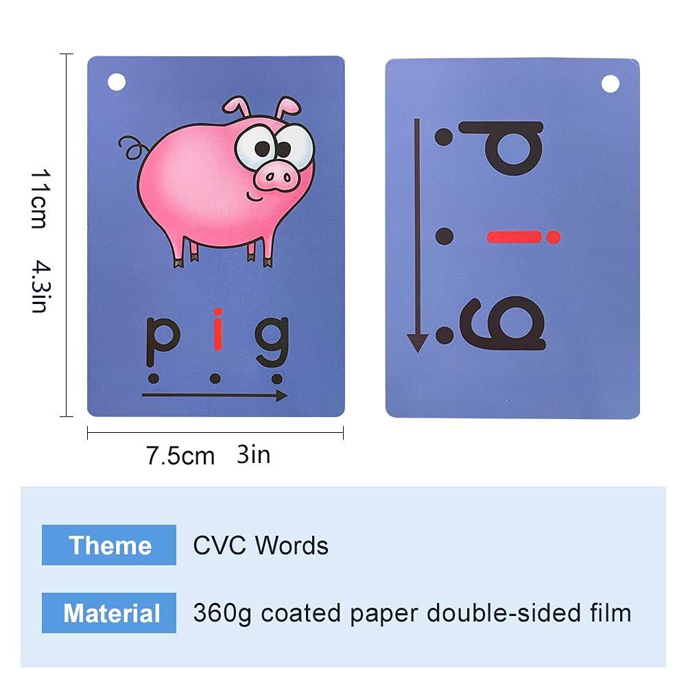 Lilias CVC A4 Poster, CVC Words Chart For Kids, CVC Word Builders ...