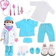 Amazon.com: MSYO 18 Inch Doll Doctor Outfits and Medical Kit for ...
