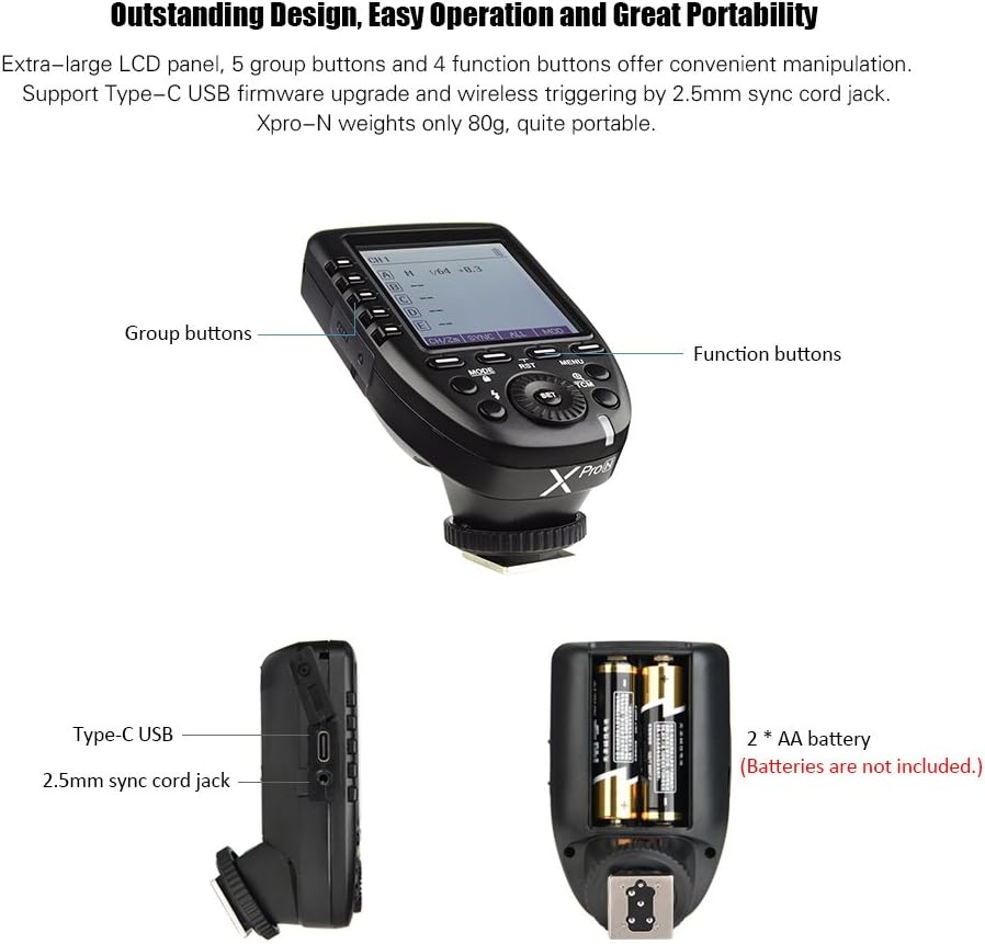Godox Xpro-N i-TTL Flash Trigger Transmitter – BigaMart