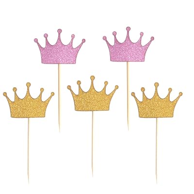 Crown Cupcake Toppers Templates