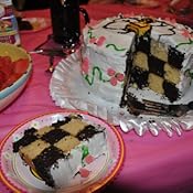 Amazon.com: Nordic Ware Pro Form Checker Board 3 Layer Cake Pan Set ...