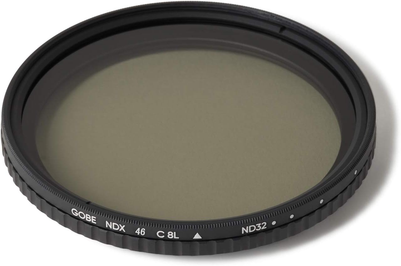Gobe 46mm ND2-32 (1-5 Stop) Variable ND Lens Filter (1Peak) – BigaMart