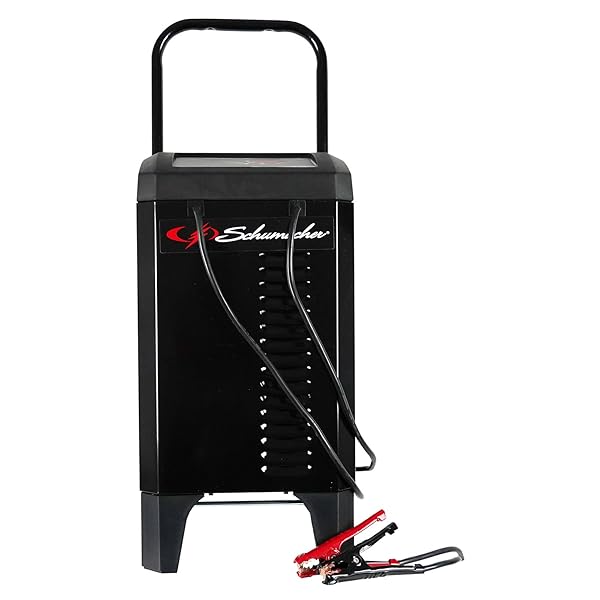 Schumacher SC1309 6/12V Wheeled Automatic Battery Charger and 40/200A ...