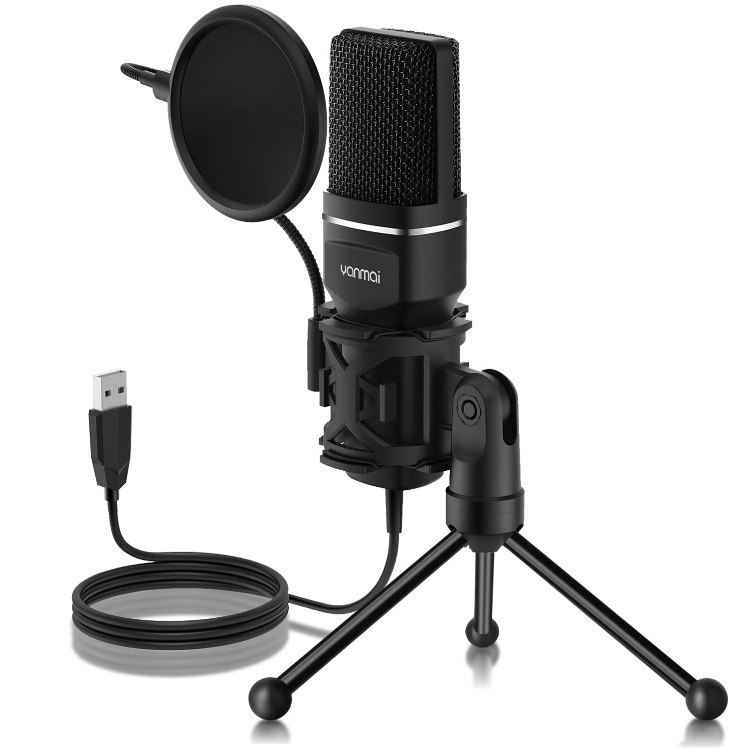 Mua Microphone, USB, Condenser Microphone, PC, Unidirectional Tabletop ...
