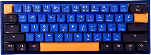 BOYI Wired 60% Mechanical Gaming Keyboard,61 Pro Mini RGB Tri-Mode PBT ...