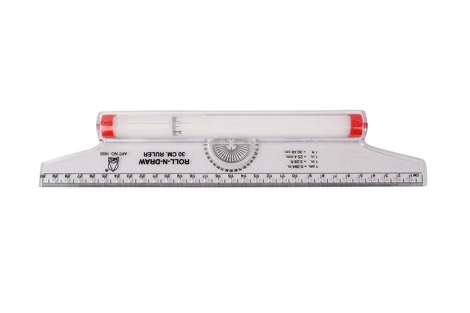 BLP Multi-Purpose Drawing Parallel Rolling Ruler Balancing Scale (30 cm ...