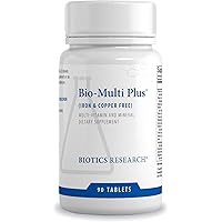 Amazon.com: BIOTICS Research Bio-Multi Plus Iron & Copper Free ...