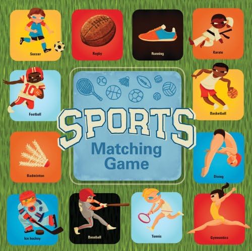 Sports Matching Game (Memory Matching Games for Toddlers, Matching ...