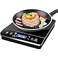 Amazon.com: OMEO Portable Induction Cooktop, 1800 Watts Induction ...