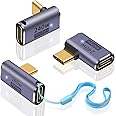 Amazon.com: Duttek USB C 90 Degree Adapter [40Gbps, 240W Fast Charging and 8K Video ] USB C ...