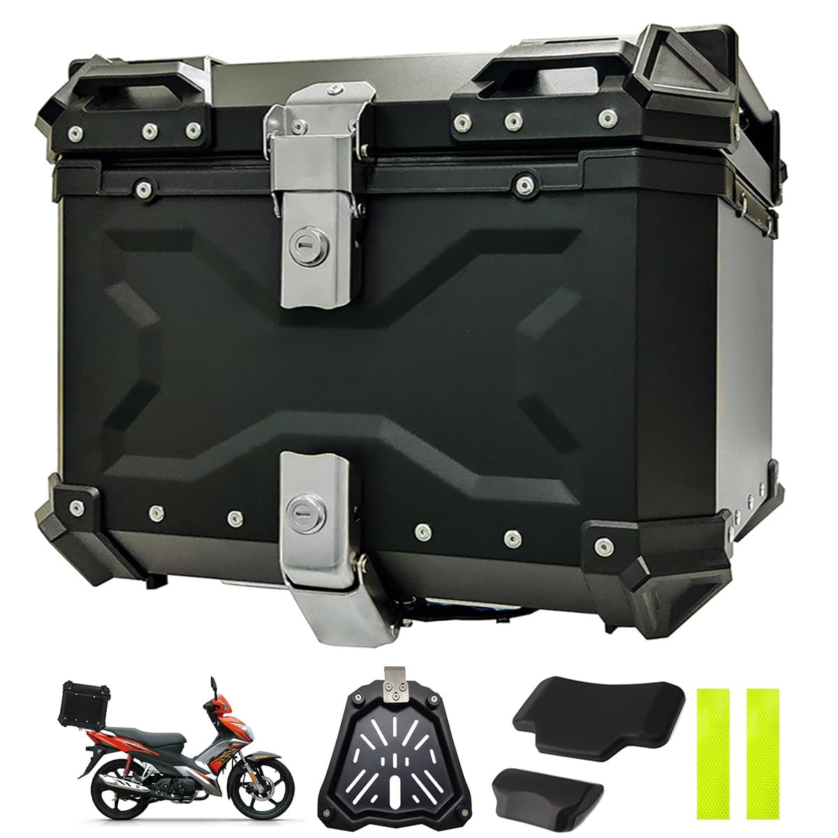 Mua Rear Box for Motorcycles (2023 Model) 2023 High Capacity Top Case ...