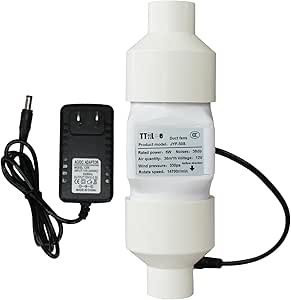 2” Inline Duct Exhaust Fan 50mm with 25mm PVC Pipe Interface Air ...