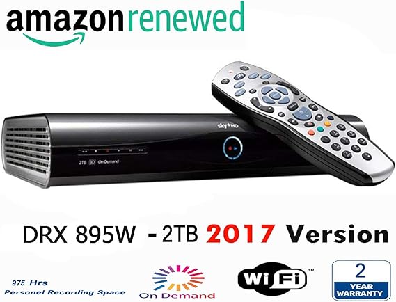 Sky Plus HD Box with 2 TB Hard Drive (Renewed): Amazon.co.uk: TV