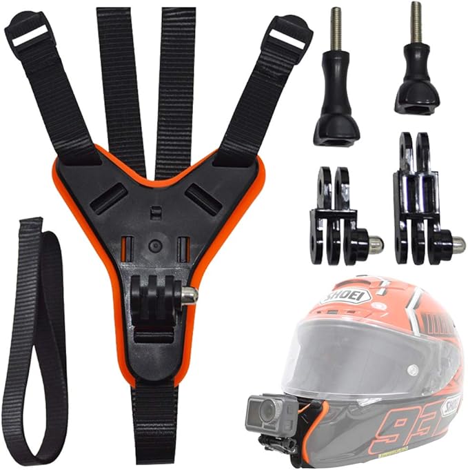Motorcycle Helmet Chin Mount for GoPro, Full Face: Amazon.co.uk: Camera ...