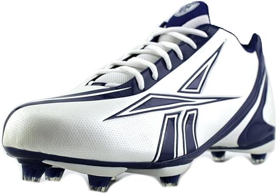 Amazon.com | Reebok Men's NFL Burner Speed 5/8 Football Cleat, White ...