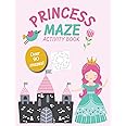 Princess Maze Book for Kids Ages 4-8: Activity book with over 90 ...