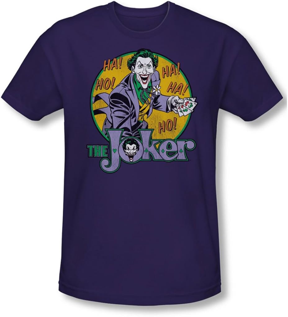 The Joker - The Joker Slim Fit Adult T-Shirt In Purple, XX-Large ...