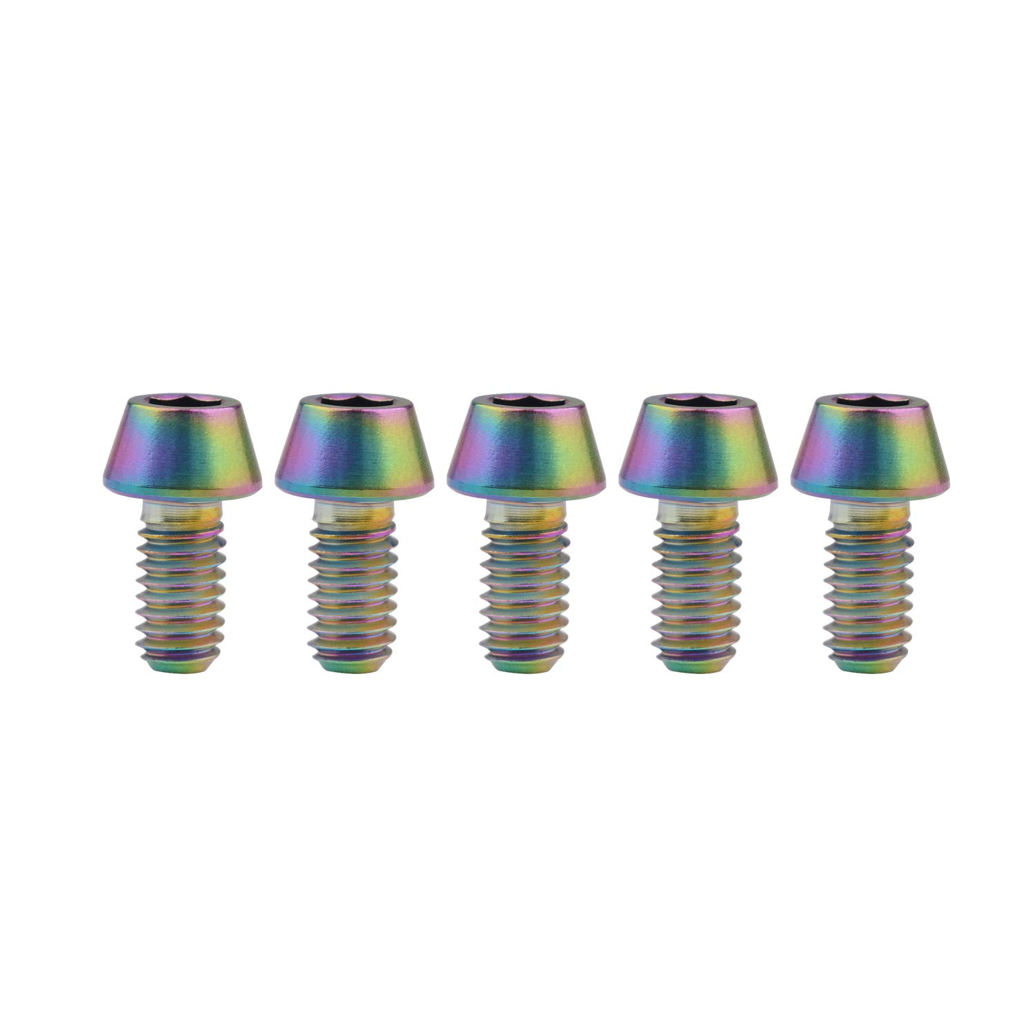 Amazon.co.jp： Ruifu M4 x8 15 20mm チタン合金六角穴付ボルト (M4x8mm, レインボー): DIY・工具・ガーデン