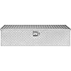 VEVOR Heavy Duty Aluminum Truck Bed Tool Box, Diamond Plate Tool Box with Side Handle and Lock ...