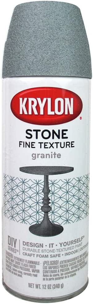 Krylon Natural Stone Paint 12 oz. Granite - - Amazon.com