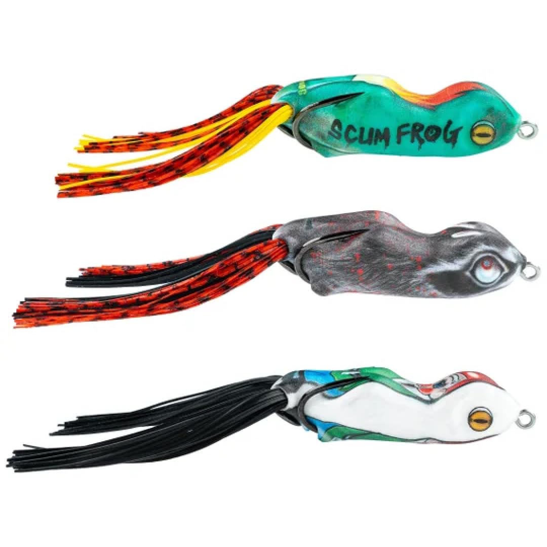 SCUM FROG Trailer Park Series Popper with a Hollow Body Frog Lure | 5/8 ...