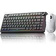 Amazon.com: AULA Wireless Keyboard and Mouse Combo, F75 Pro Mechanical Keyboard, 75% Gasket Hot ...