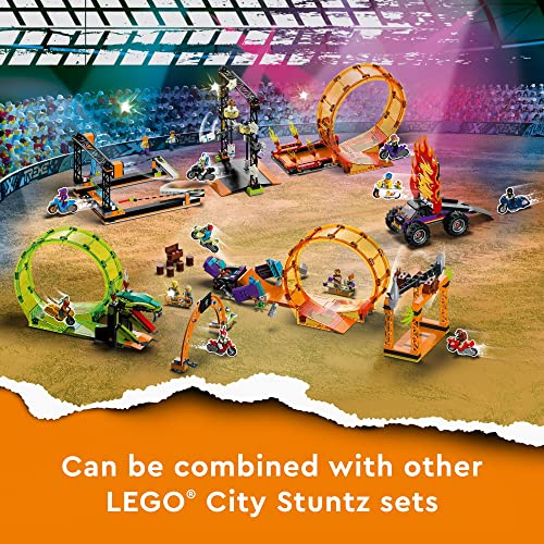 LEGO City Stuntz The Knockdown Stunt Challenge Playset, 60341 Adventure ...