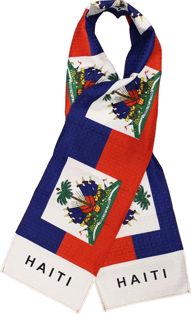 Amazon.com: Haiti - Lightweight Flag Scarf: Clothing