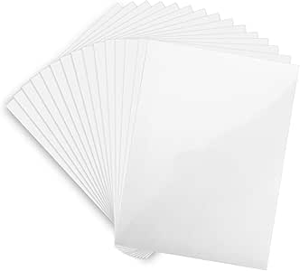 Papel adesivo transparente impresso – Folhas de adesivo de etiqueta ...