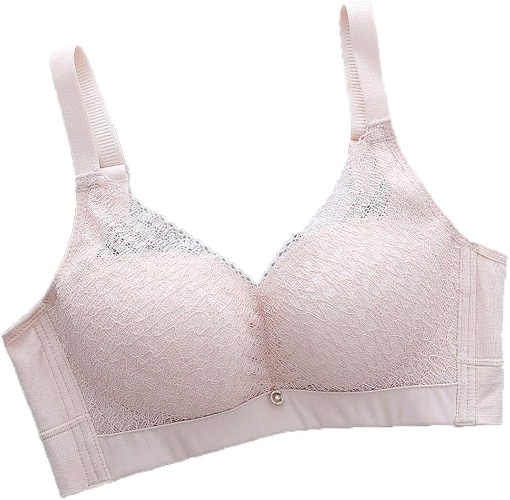 MOONMALLS Sexy Floral Lace Back Closure Bras for Women Deep V Bra ...