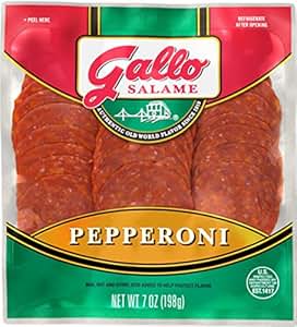 Amazon.com : Gallo Salame Deli Sliced Pepperoni 7 oz Package (Pack of 2 ...