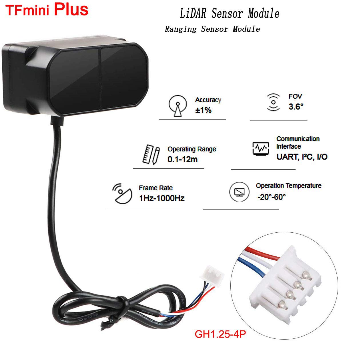 Buy MakerHawk Obstacle Avoidance Sensor Lidar Detector Lidar Module ...