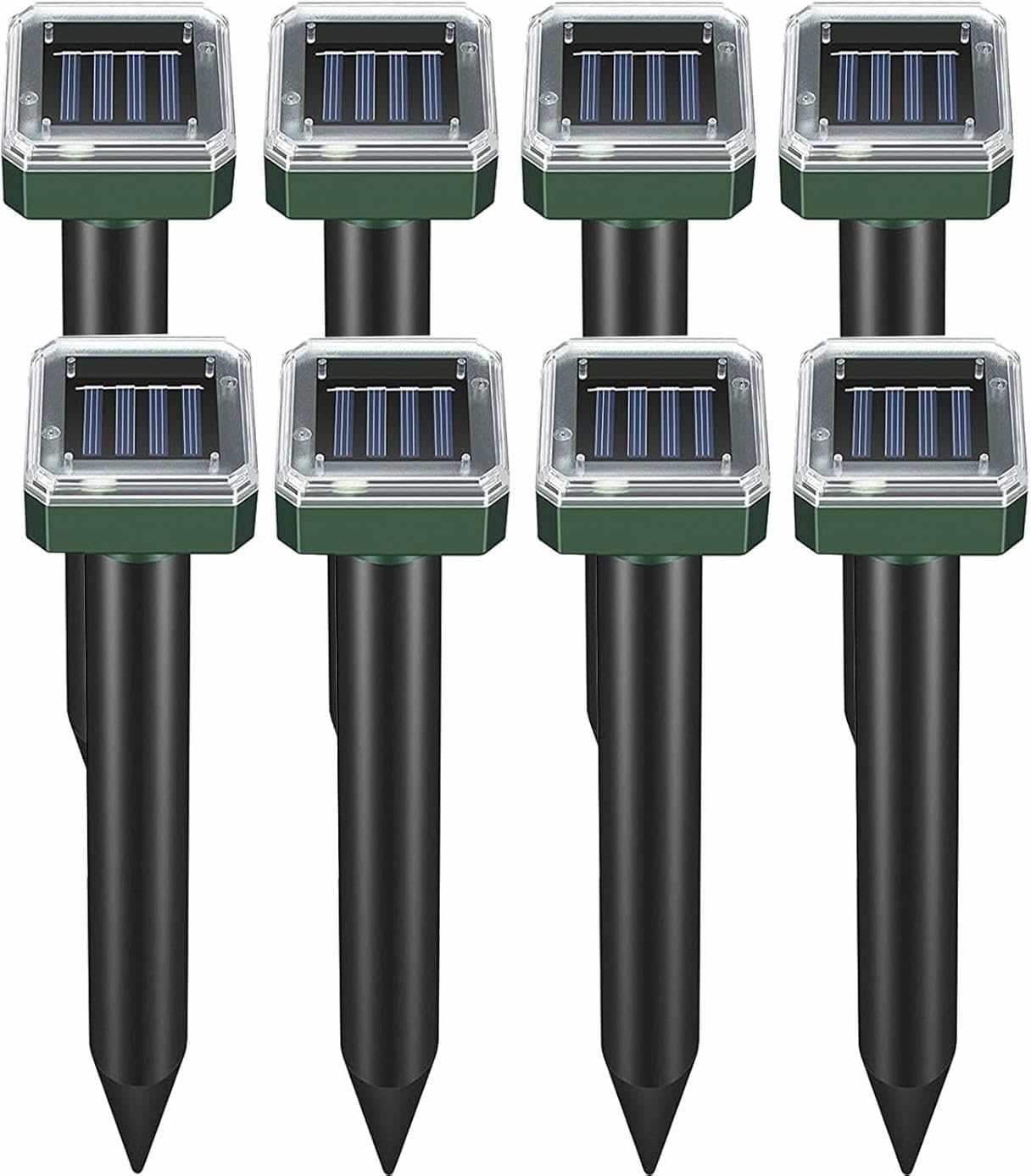 Mole Repellent Solar Powered - Ultrasonic Mole Vole Repeller Outdoor ...