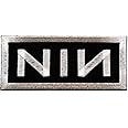 Amazon.com: Application Nin White Logo on Black Patch : Arts, Crafts ...