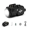 Pistol Light Rechargeable, Picatinny Flashlight 1200 Lumens LED Strobe ...