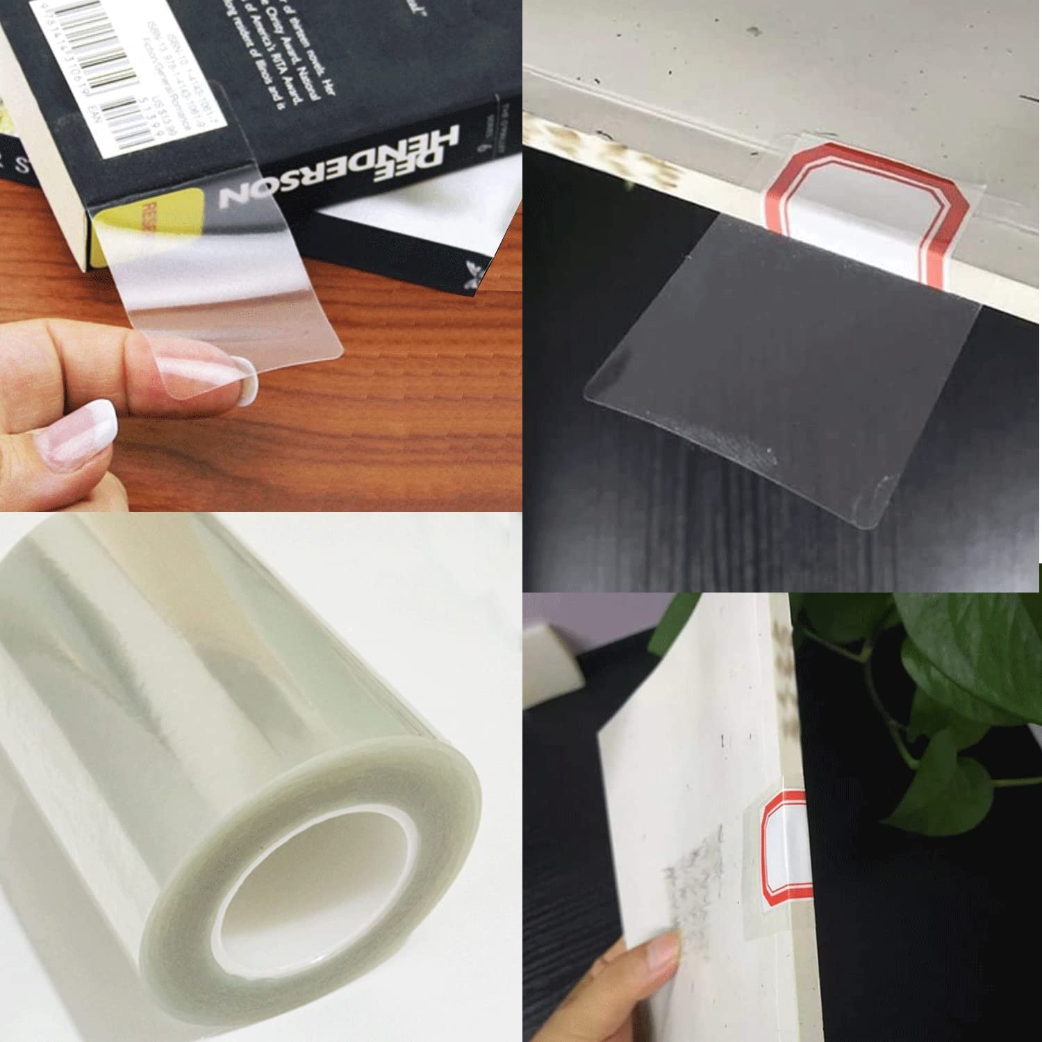Mua 500 Pcs Label Protector Book Spine Label Protector 4x2 inch ...