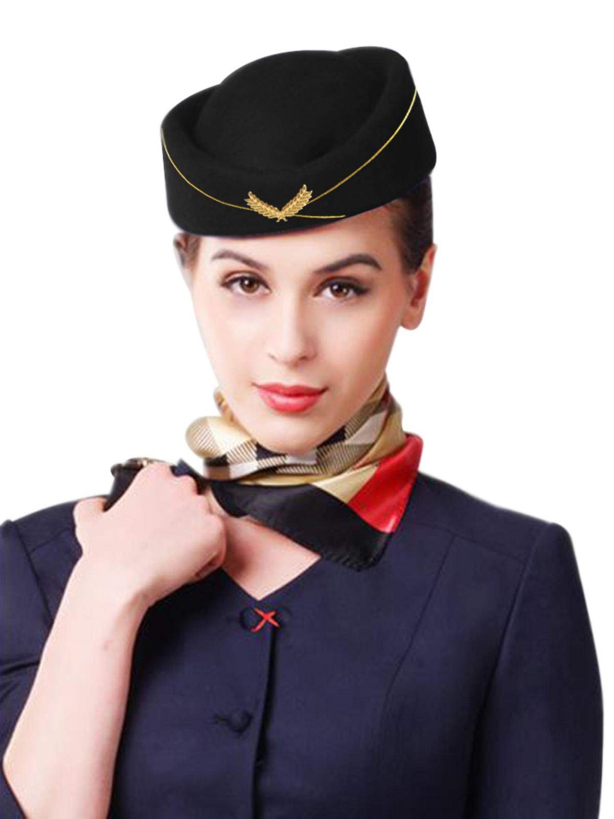 Mua Luganud Stewardess Hat, Women's Beret, Female Stewardess Hat, 3D ...