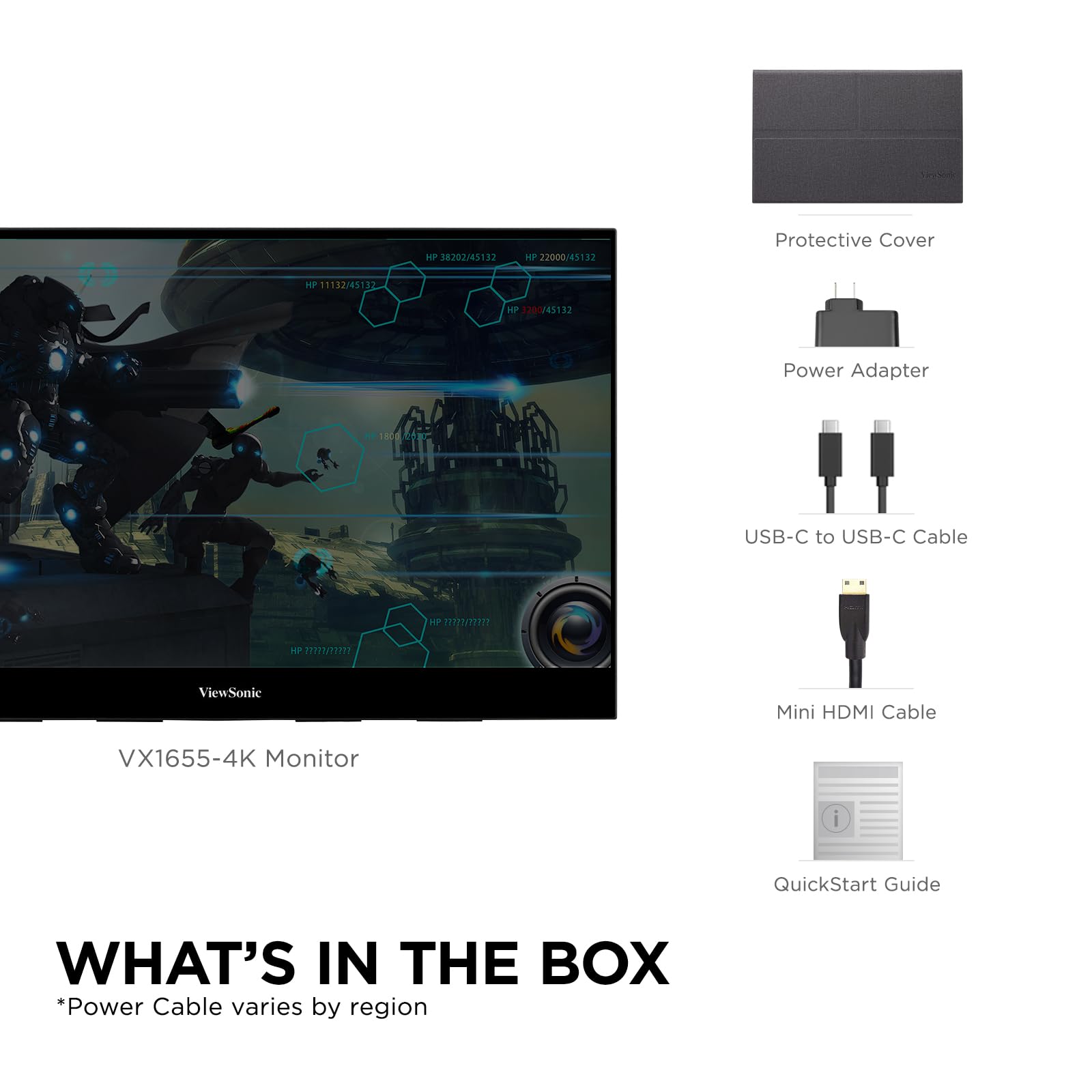 Mua ViewSonic VX1655-4K 15.6 Inch 4K UHD Portable LED IPS Monitor with ...