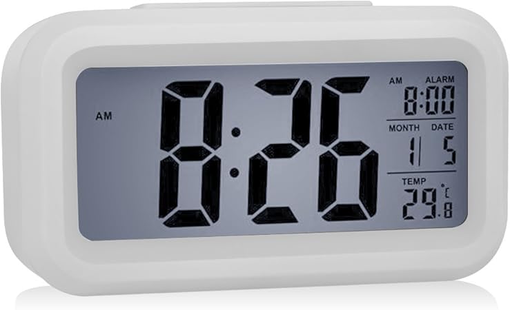 Cool-Shop Morning Clock, Digital Alarm Clock With Low Soft Light Sensor ...