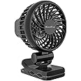 Amazon.com: Super Mini fan with Clip, Battery Operated Pocket Fan ...