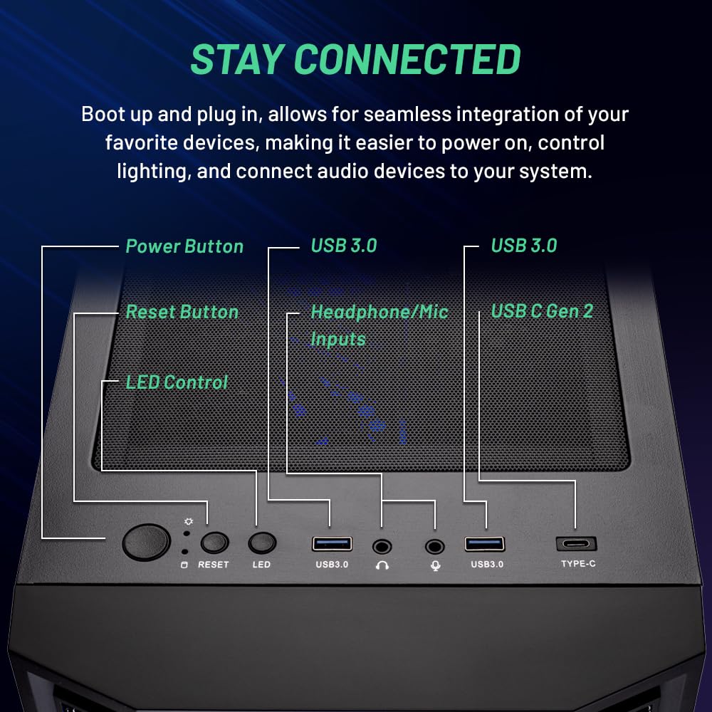 Mua Skytech Gaming Shadow Gaming PC Desktop – Intel Core i7 13700F 2.1 ...