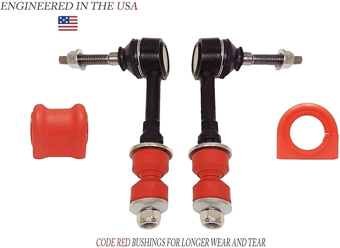 Amazon.com: Suspension Dudes 4PC Front Sway Bar Links+Bushings Dodge ...