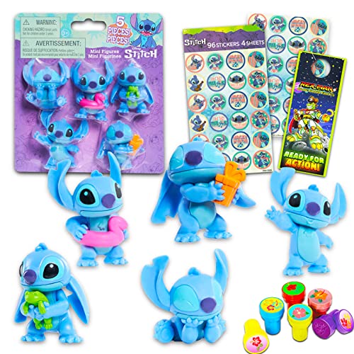 Mua Disney Stitch Mini Figures 5 Pack - Lilo and Stitch Toy Bundle with ...