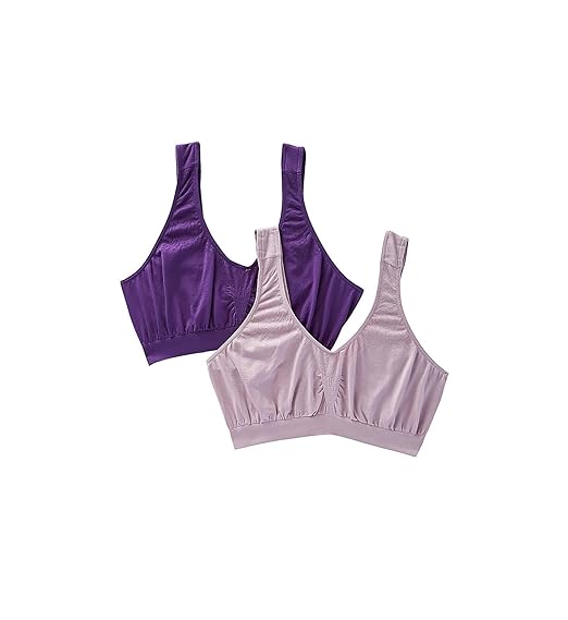 Bali Women's 2-Pack Microfiber Crop Top Bra: Amazon.in: Clothing ...