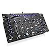 Pyle 6 Channel Mixer DJ Controller with Bluetooth, Professional Sound ...