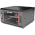 Amazon.com: Server Rack - Wall Cabinet - 6U Wall Mount Rack Enclosure with Fans - Audio Rack ...