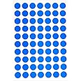 Amazon.com : PARLAIM 1050 PCS 3/4 Inch Blue Dot Stickers, 15 Sheets, 0. ...