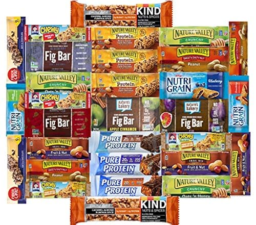 Ultimate Healthy Fitness Box - Protein & Healthy Granola &Bars Sampler ...