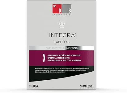 DS Laboratories Integra Complemento Oral para Regeneración Capilar, 30 ...