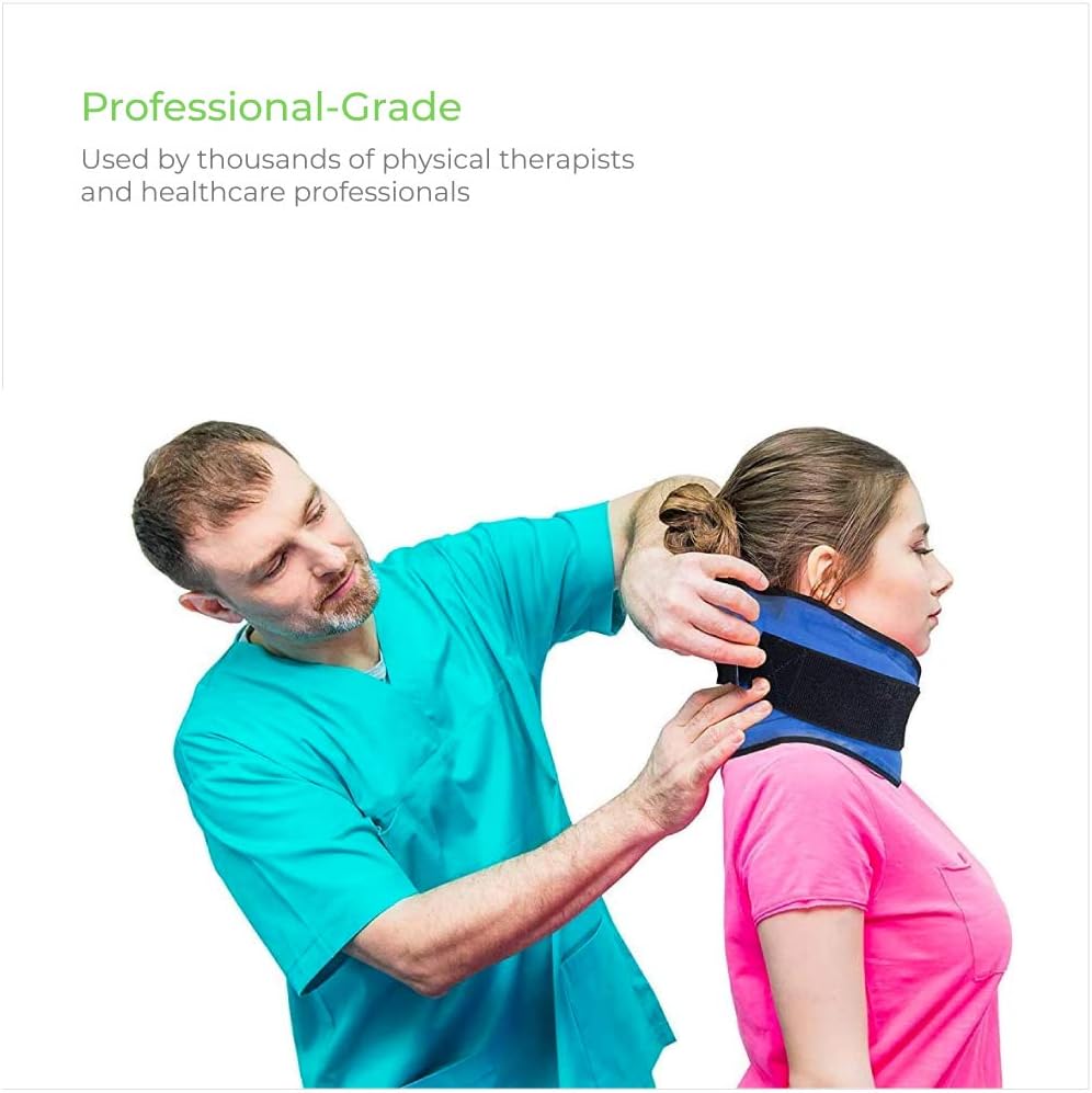 FlexiKold Gel Neck Ice Pack w/Straps (23″ X 8″ X 5″) – Reusable Cold ...